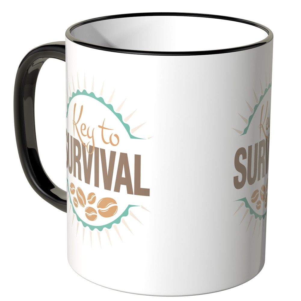 Juniwords Tasse Key To Survival
