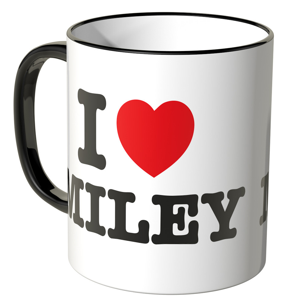 Juniwords Tasse I Love Miley