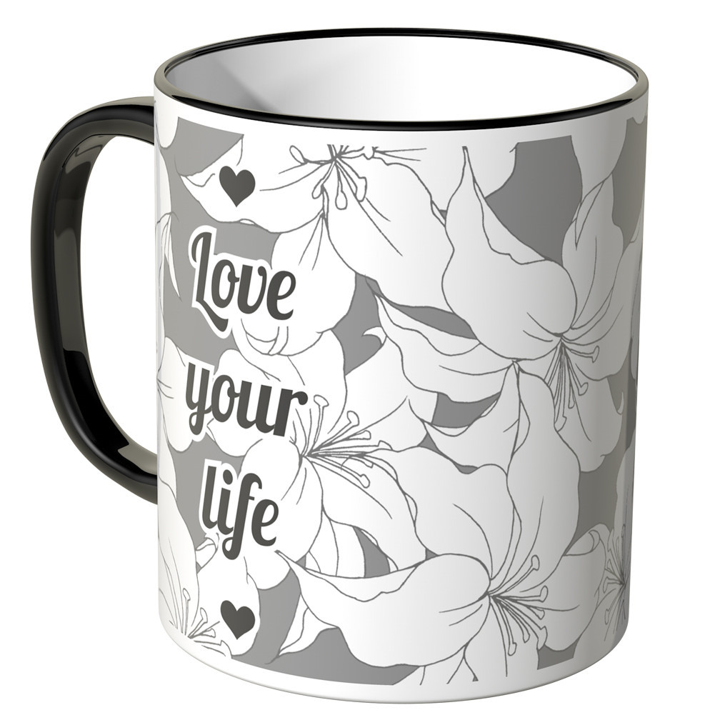 Juniwords Tasse Love Your Life