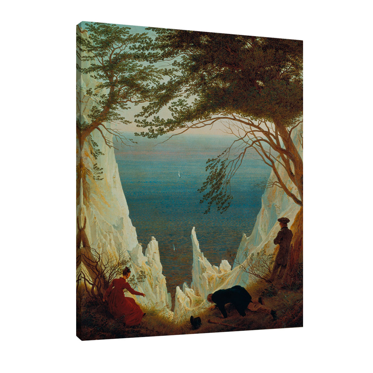 Caspar David Friedrich - Die Kreidefelsen von Rügen Caspar David Friedrich - Die Kreidefelsen von Rügen